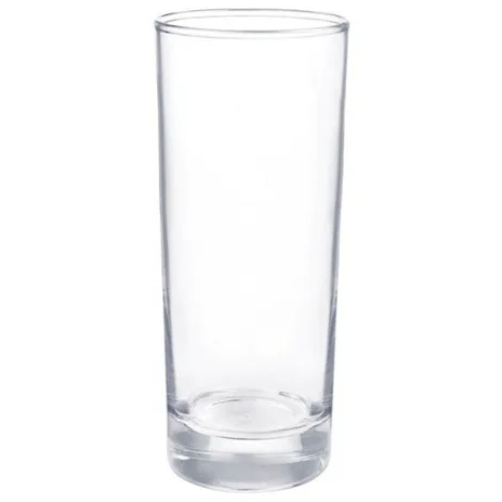 6 Vasos Altos De Vidrio 334cc | MT Market